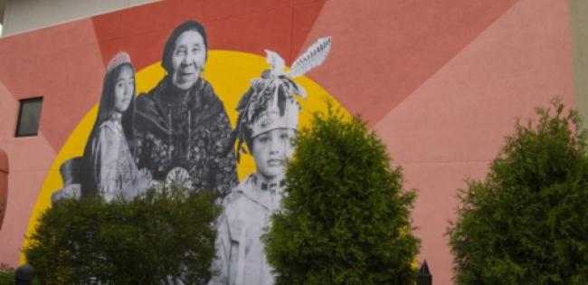 Project 562 mural returns to exterior wall of Wellness Center ...