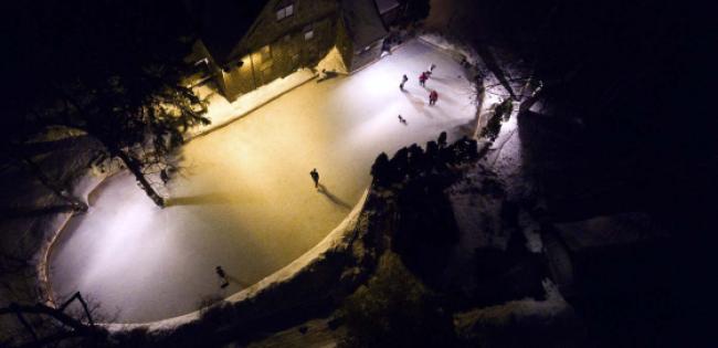McKees’ outdoor rink is an Appleton oasis on ice﻿ | Lawrence University
