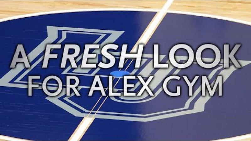 New court design in Alexander Gym | Lawrence University